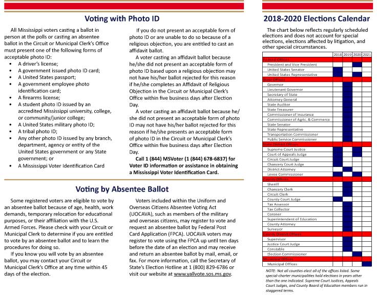 Mississippi Voter Information Guide - Mississippi Free Press